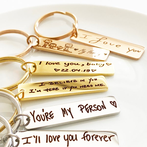 Quote Key Chain - Etsy