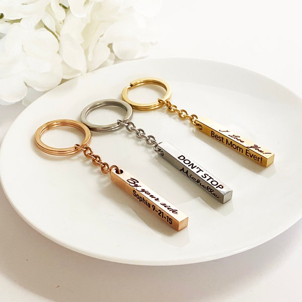 Quote Key Chain - Etsy