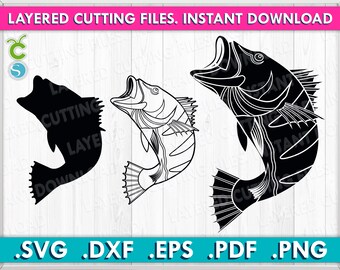 Fishing SVG Steelhead Trout Fish SVG Trout Fish Cut File - Etsy