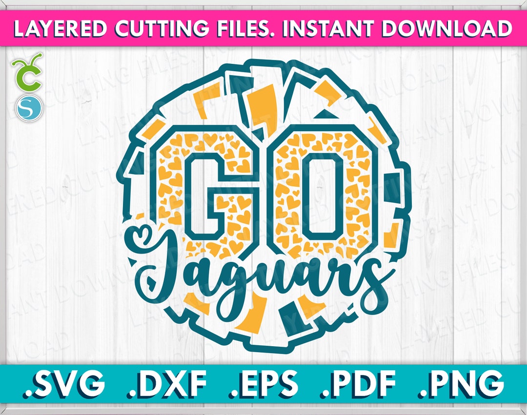 Go Jaguars Svg Jaguars Cheer Svg Jaguars Mascot Svg Jaguars - Etsy