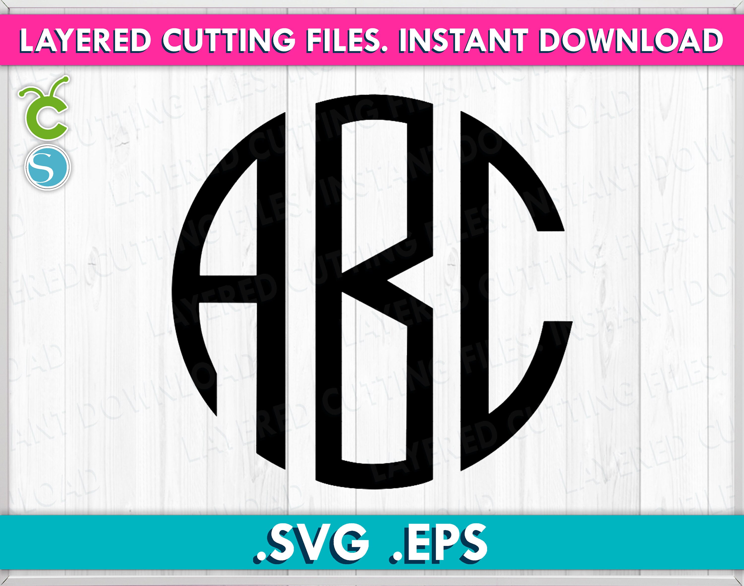 Alphabet Monogram Svg Alphabet Svg Monogram Svg ABC Svg - Etsy
