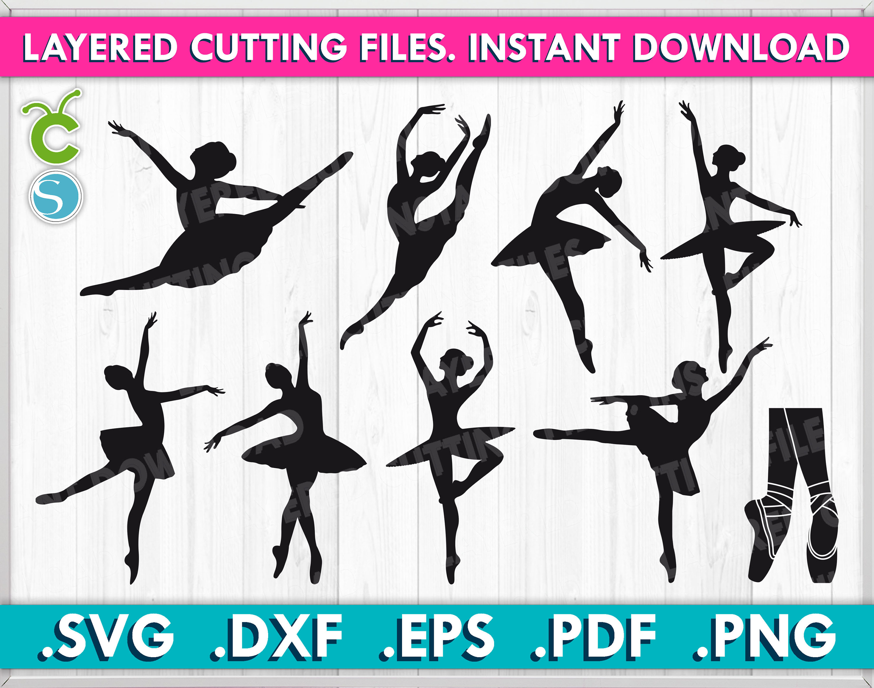 Dancer Silhouette Split