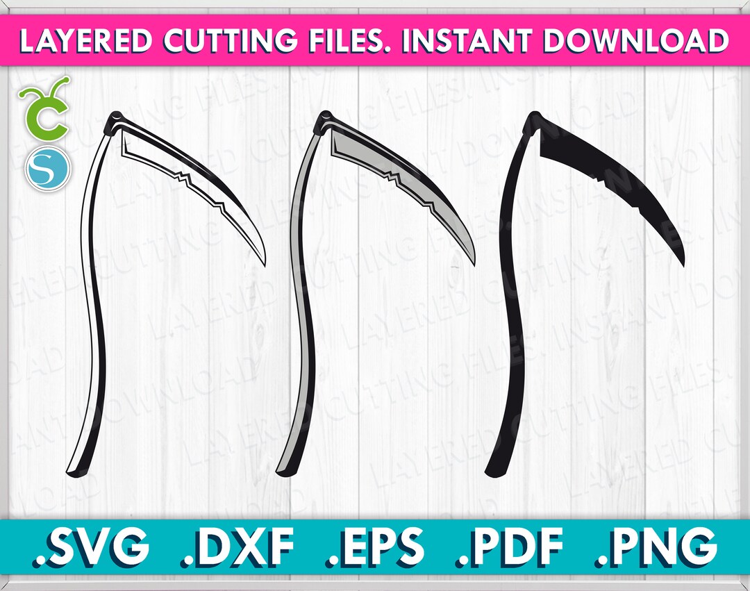 Scythe Svg, Scythe Circuit Svg, Scythe Silhouette Svg, Cutting Files ...