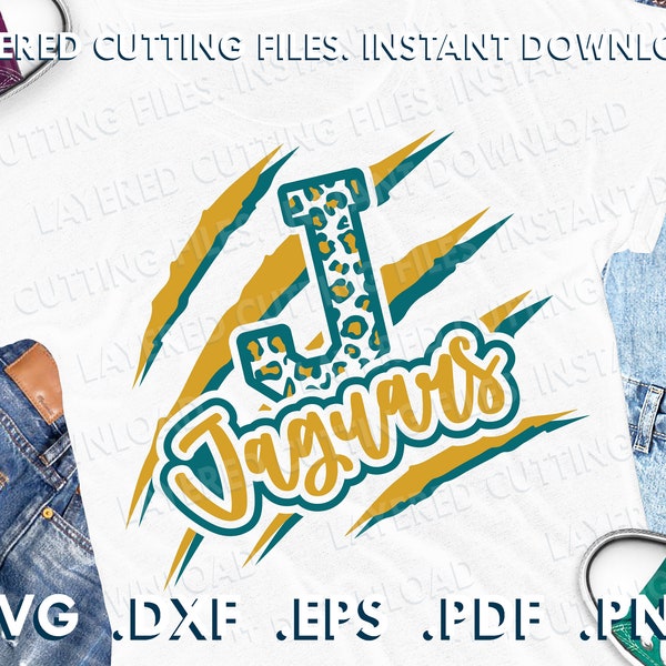 Jaguars Claws Svg - Etsy