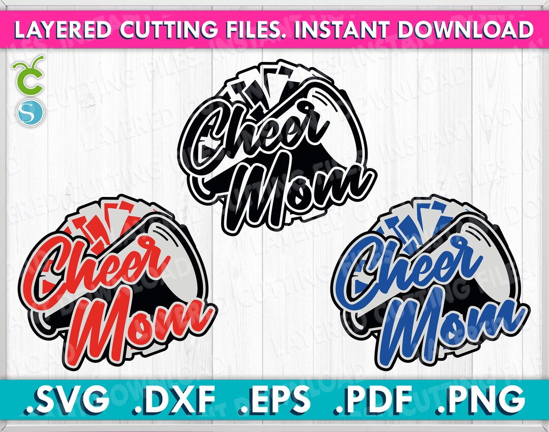 Cheer Mom Svg Cheerleader Svg Cheer Svg Cheerleading Svg - Etsy