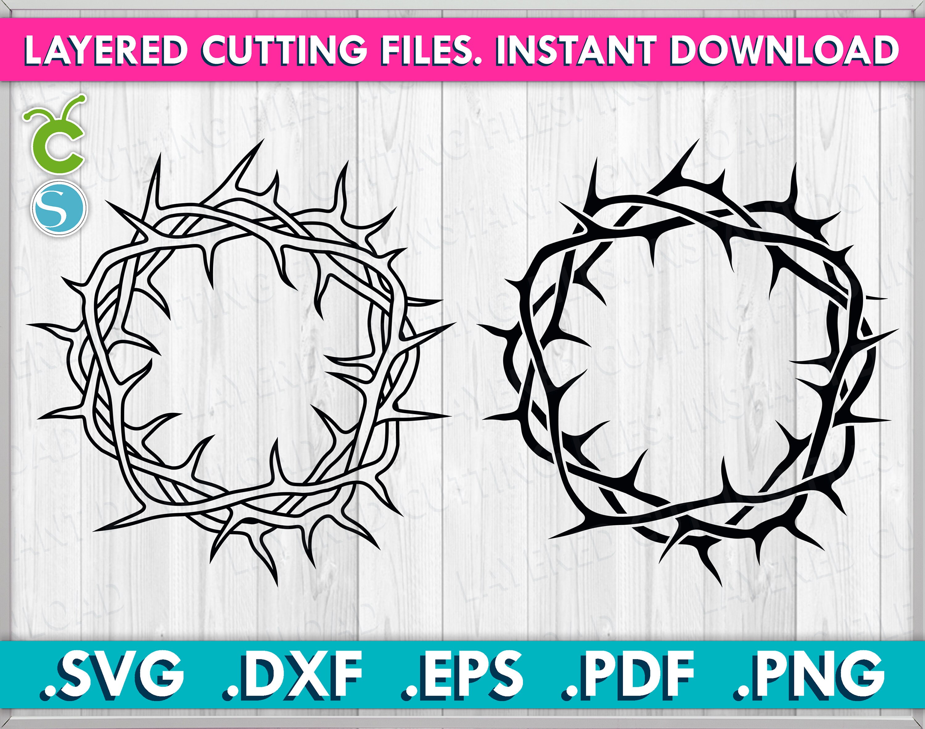 Crown of Thorns Svg Crown Svg Thorns Svg Instant Download - Etsy