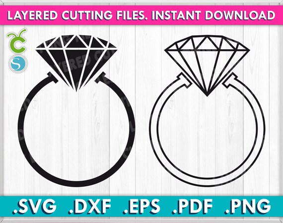 Wedding Ring Svg Engagement Ring Svg Wedding Ring 2 Svg - Etsy