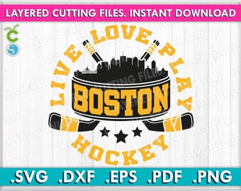 Boston DXF & SVG - Etsy