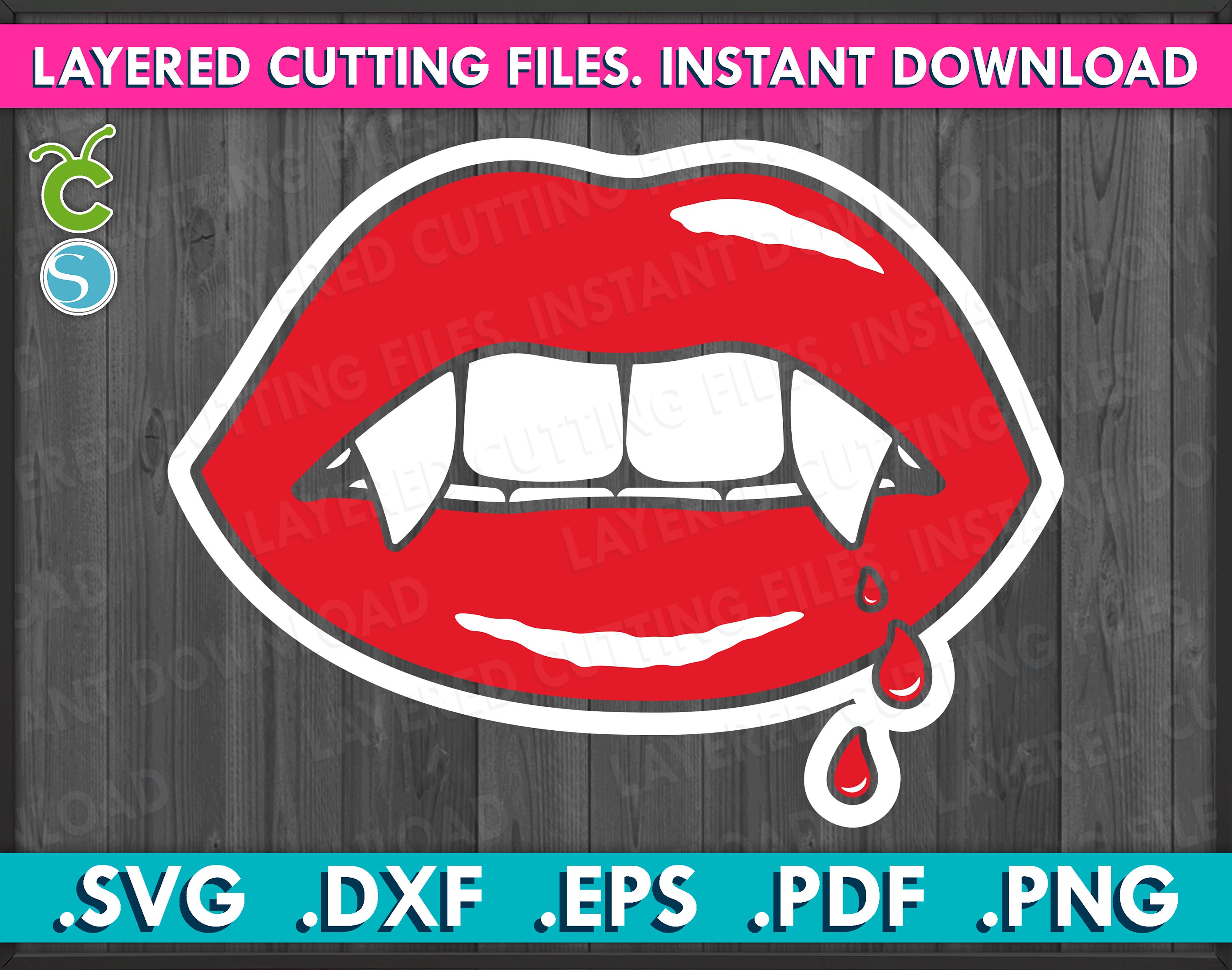 Labios Svg Labios Vampiro Svg Labios Rojos Svg Labios Sin - Etsy México