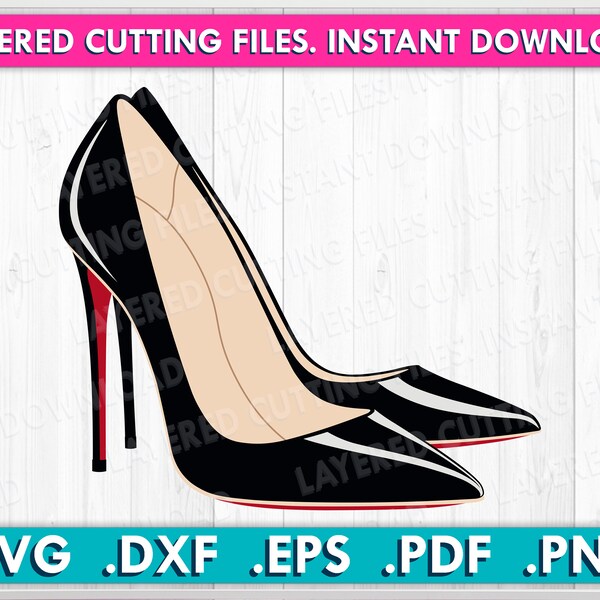High Heel Svg - Etsy