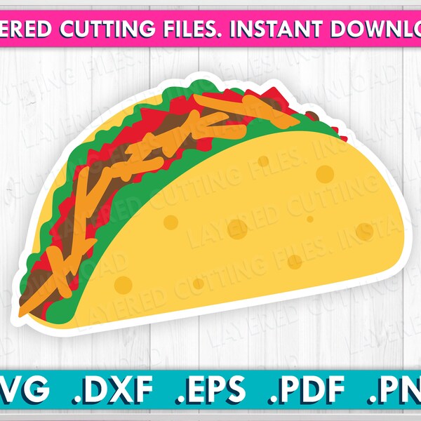 Taco Svg - Etsy