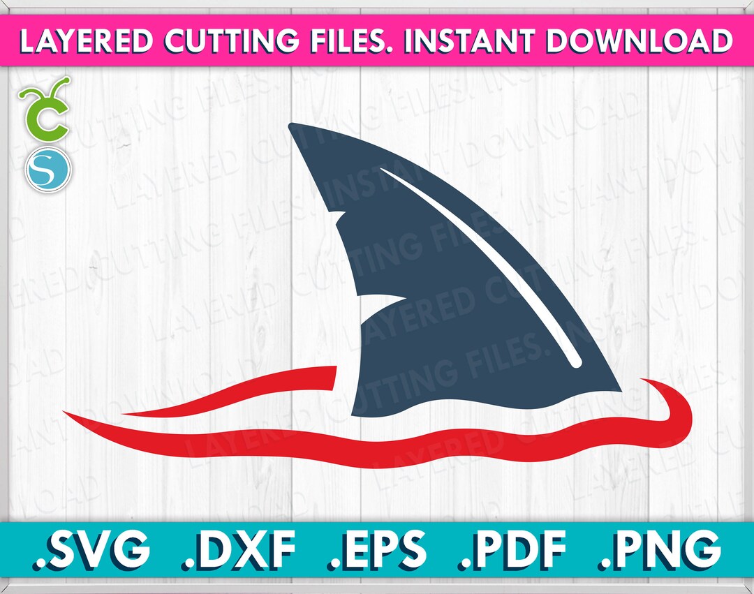 Shark Fin Svg Shark Svg Shark Fin and Blood Svg Blood Svg - Etsy