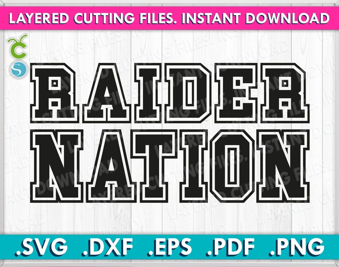 Inscription Raiders Svg, Raider Nation Svg, School Spirit Shirts Svg ...