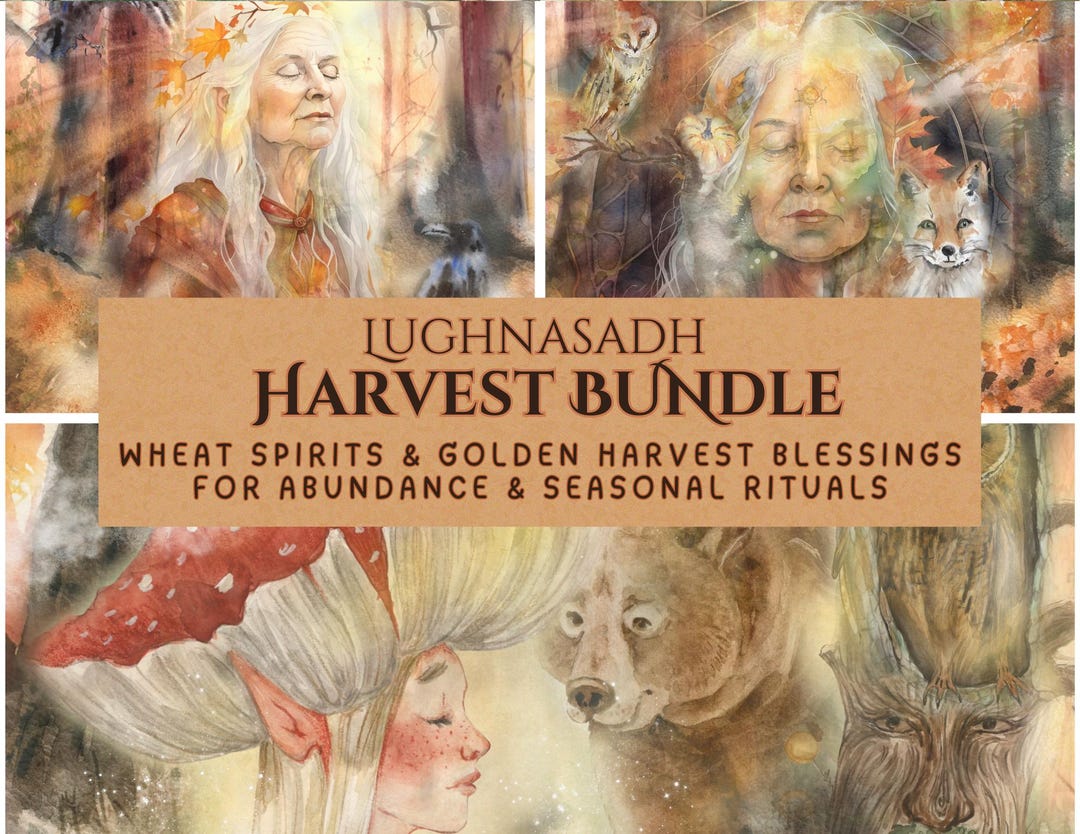 Lughnasadh Harvest Bundle – Wheat Spirits & Golden Abundance Magic ...