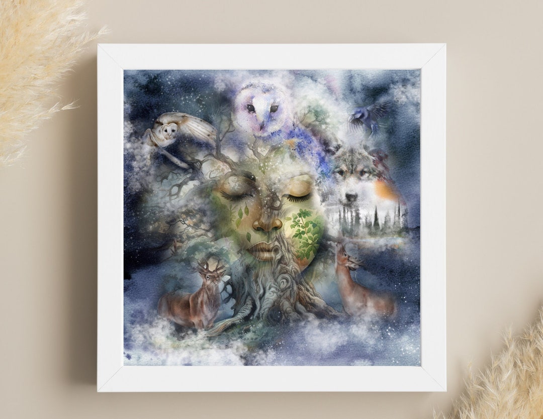 Shamanic Truth Art Print, Withy Decor, Shamanic Art, Divine Feminine ...