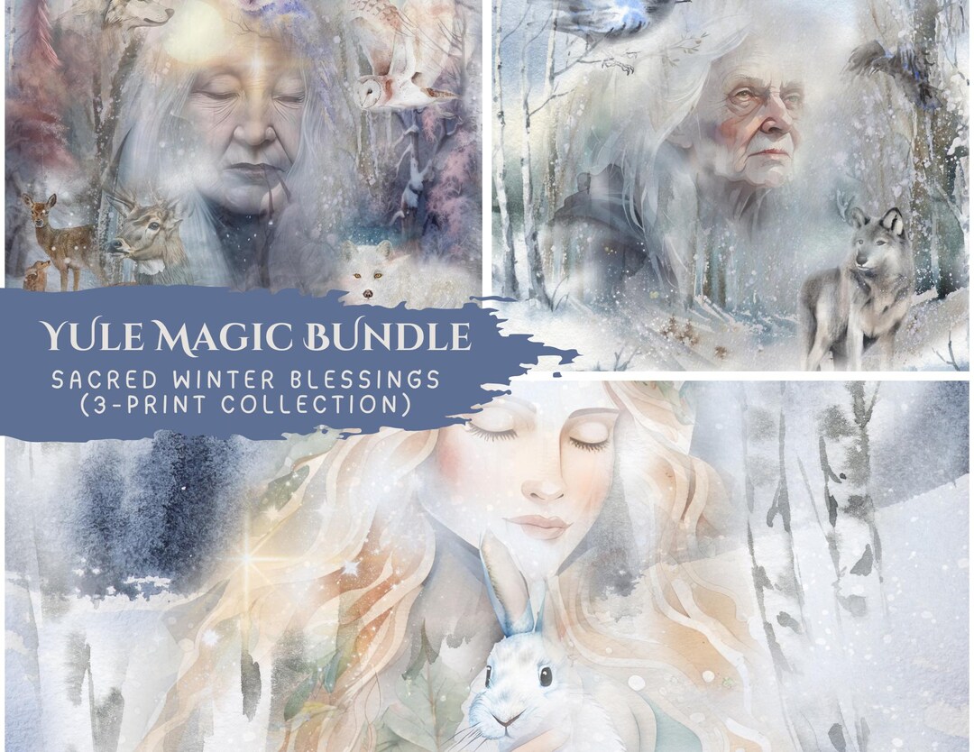 Yule Magic Bundle – Winter Solstice Blessings, Snow Goddesses & Cozy ...