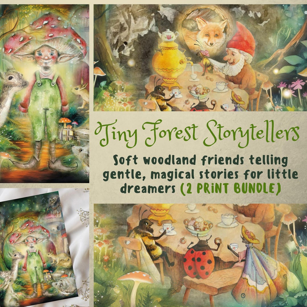 Tiny Forest Storytellers – Magical Woodland Characters for Dreamy Kids ...