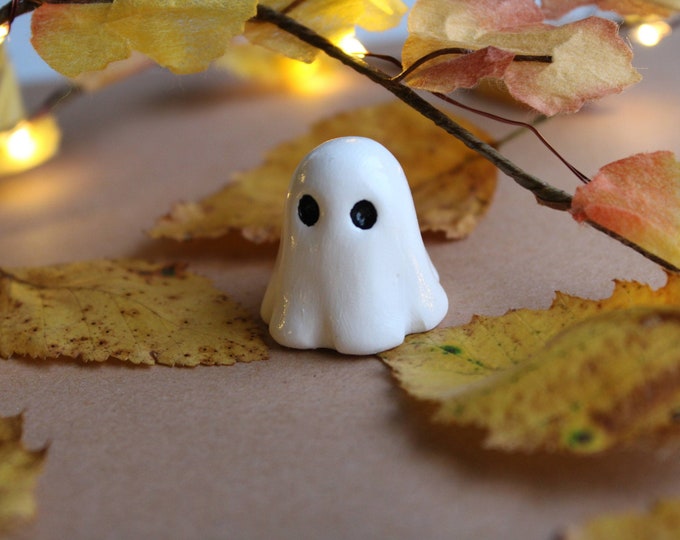 Tiny Clay Ghost Figure - Etsy