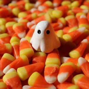 Tiny Clay Ghost Figure - Etsy