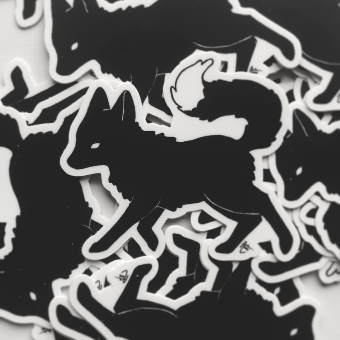 Fox Sticker - Etsy