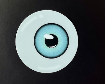 Eyeball Gory Ghastly Gas Tank Decal Funny Gen Z Bumper Sticker Trending ...