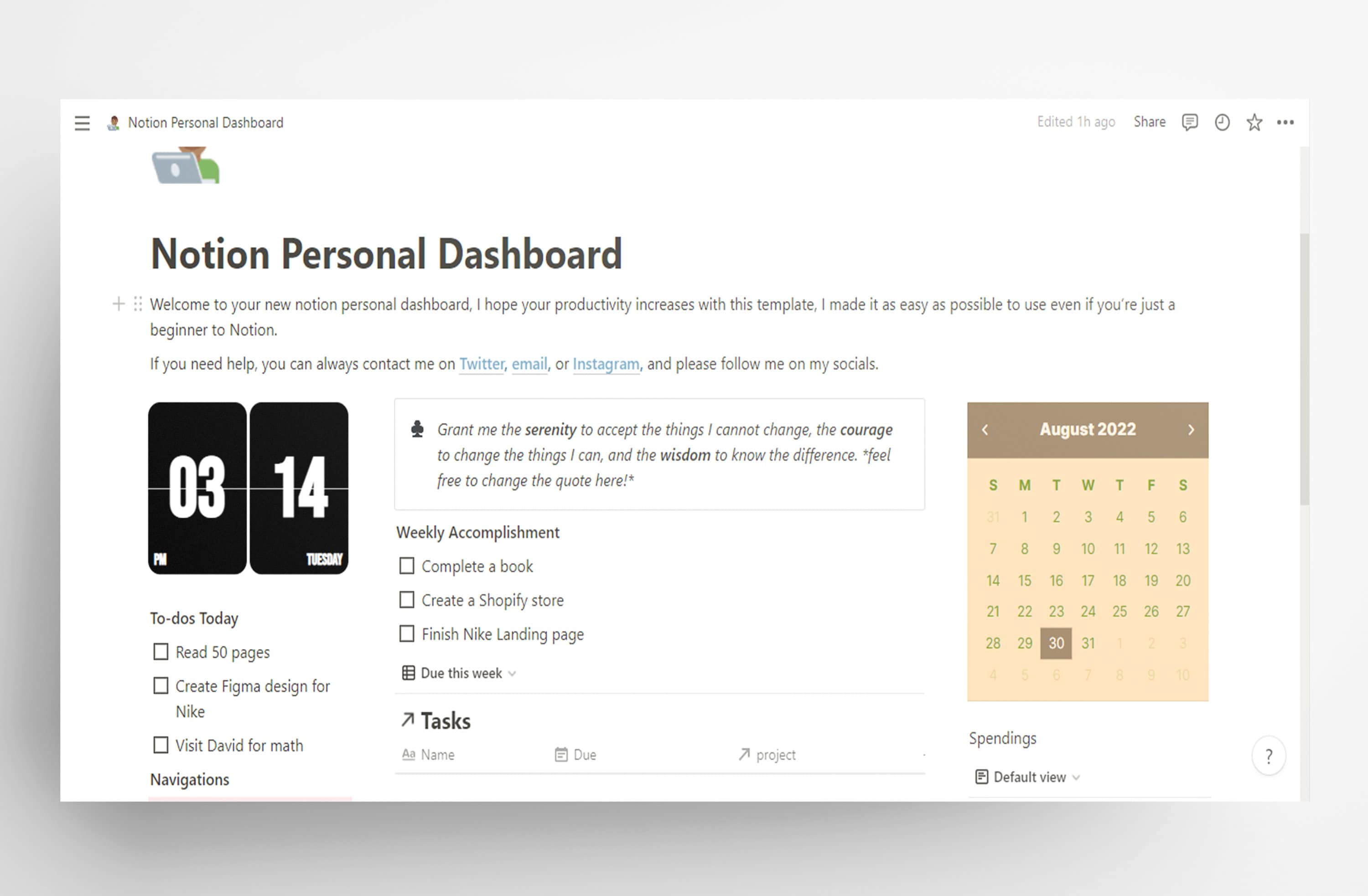 Ultimate Notion Productivity Template - Etsy