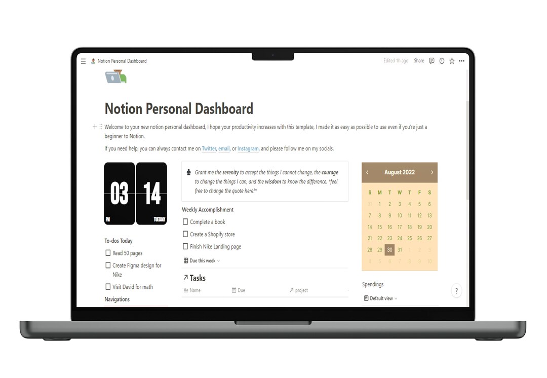 Ultimate Notion Productivity Template - Etsy Ultimate Notion Productivity Template - Etsy