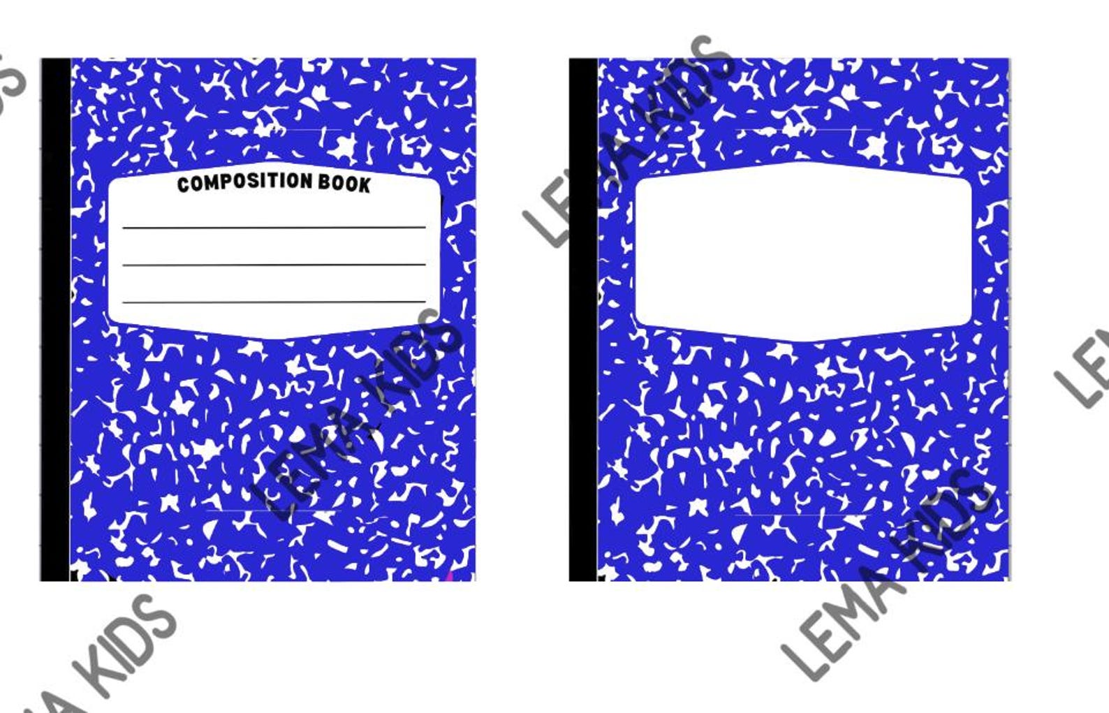 Pencil Toppers Back to School Gift, Composition Notebook Printable for ...