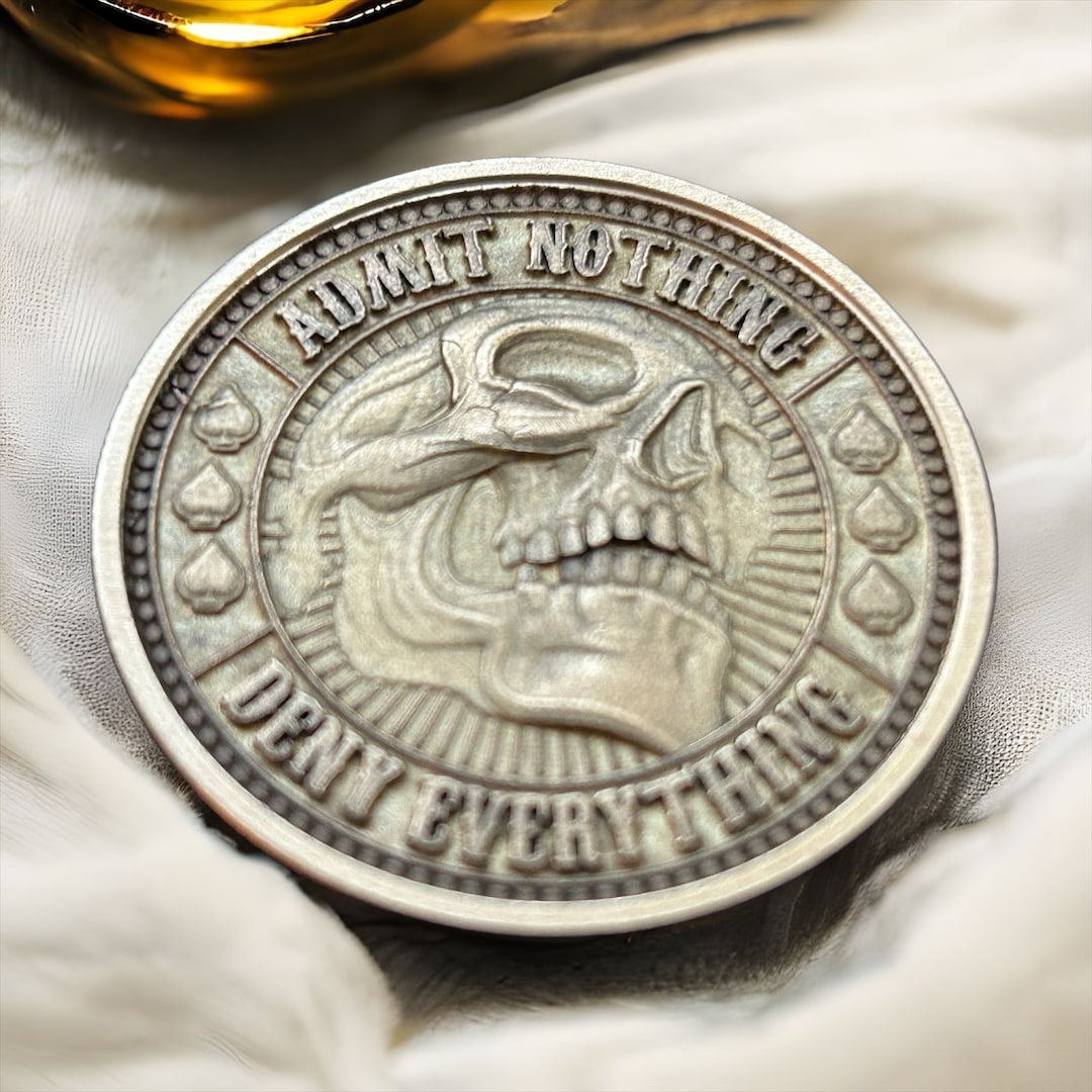Admit Nothing Challenge Coin - Etsy