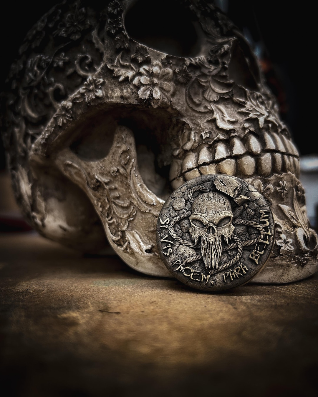 Punisher EDC Worry Coin - Etsy