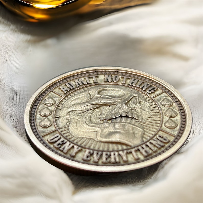 Admit Nothing Challenge Coin - Etsy