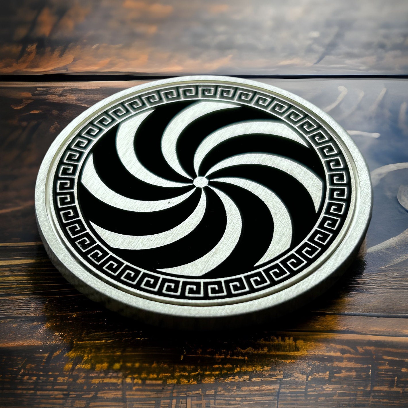 Spiral Challenge Coin - Etsy