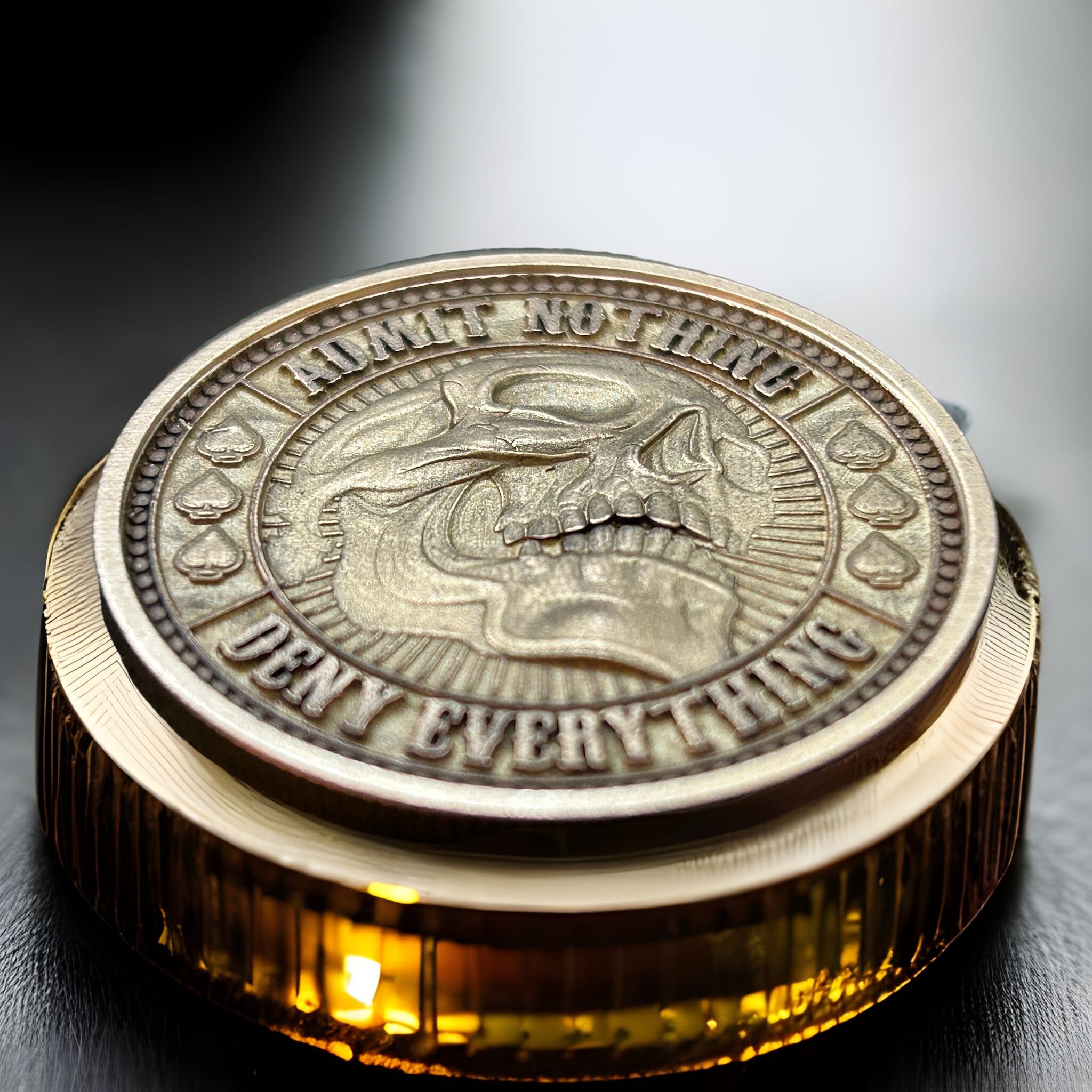 Admit Nothing Challenge Coin - Etsy