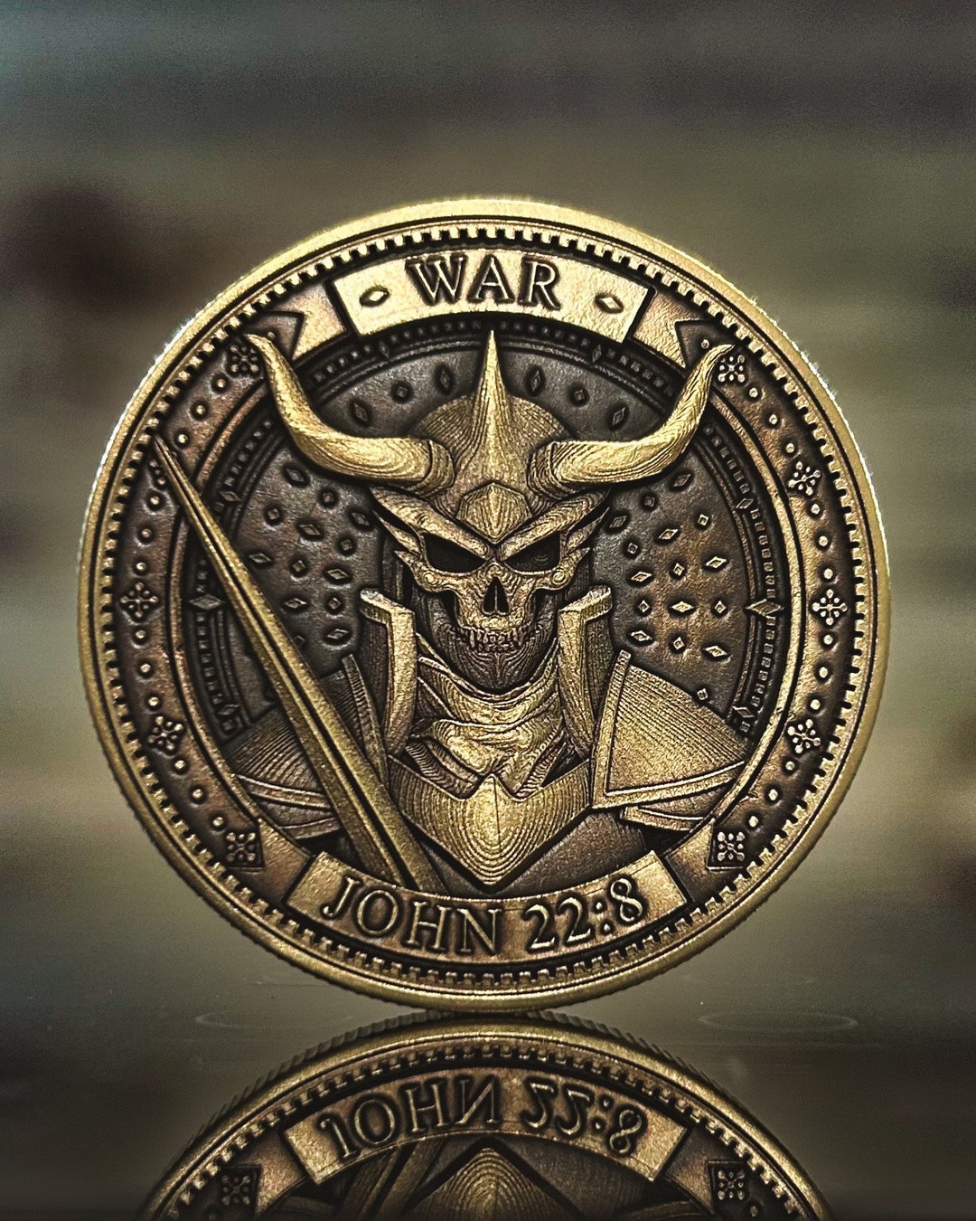 War EDC Challenge Coin - Etsy
