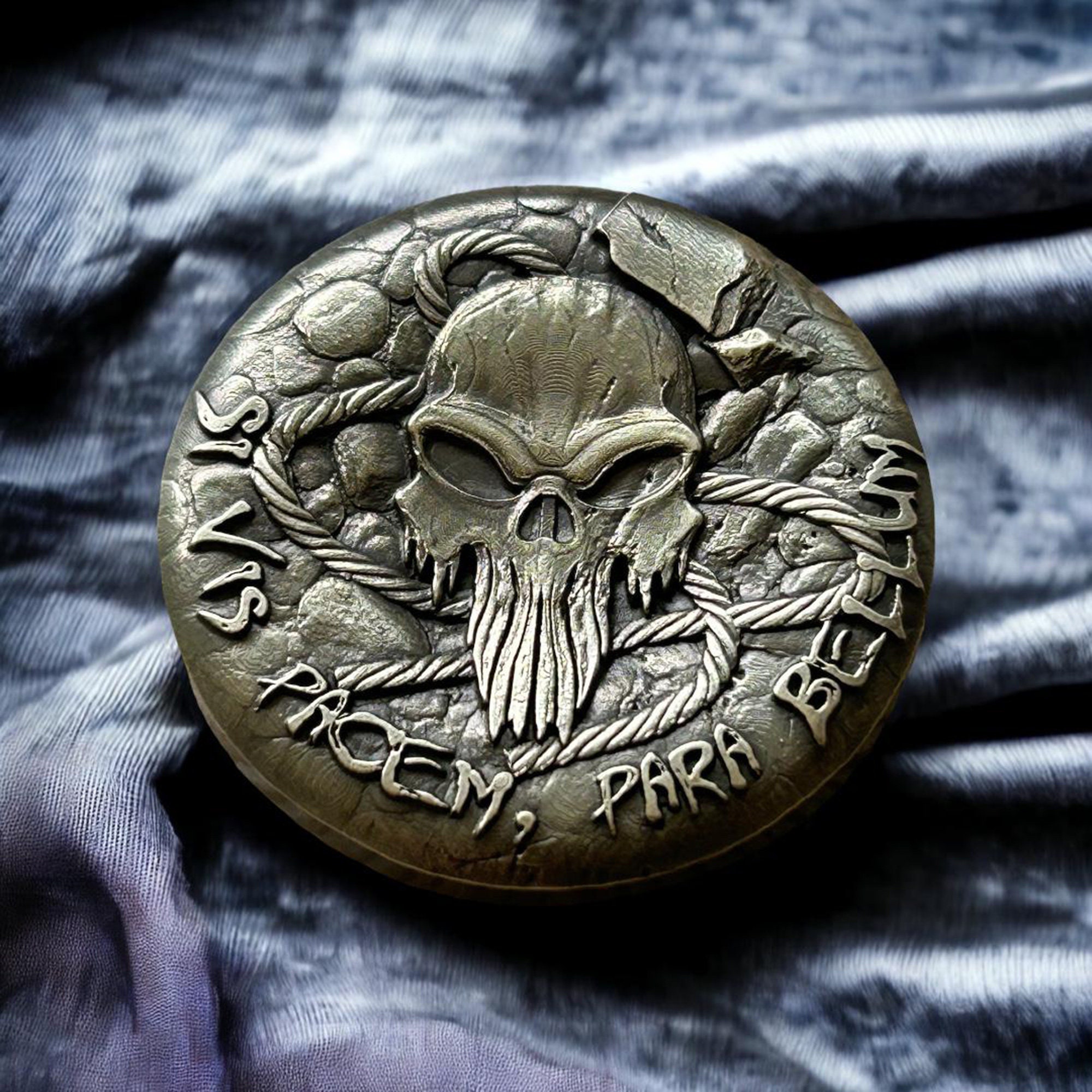 Punisher EDC Worry Coin - Etsy