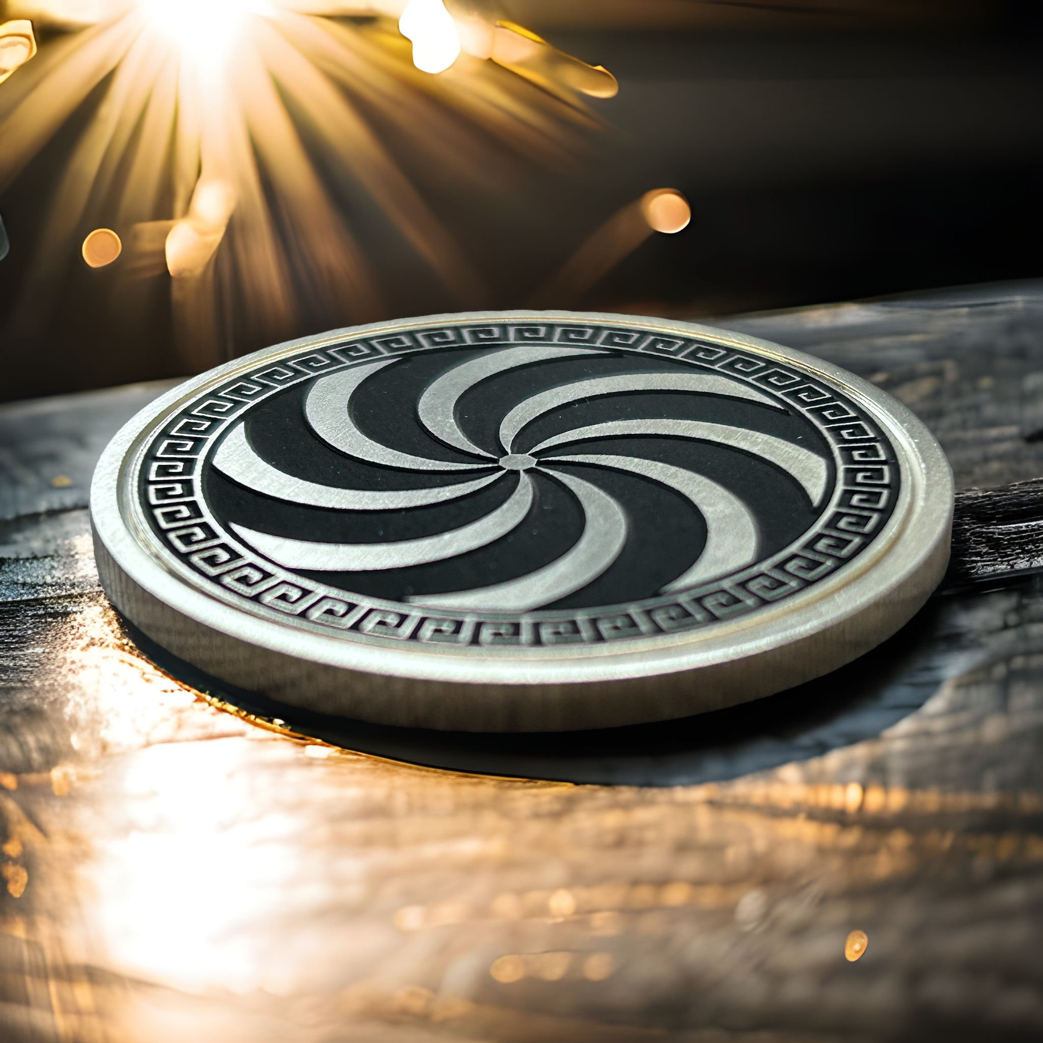 Spiral Challenge Coin - Etsy