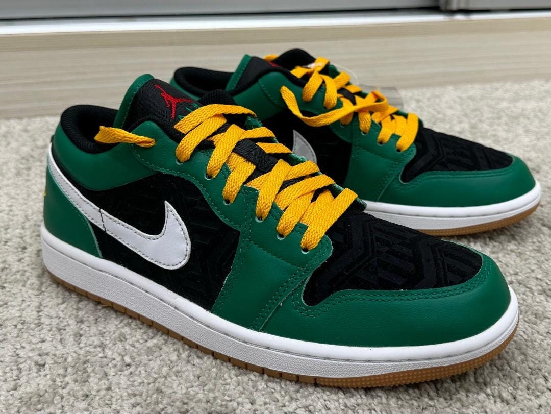 Nike Air Jordan AJ1 Low OG Retro Brazil “malachite” - Etsy