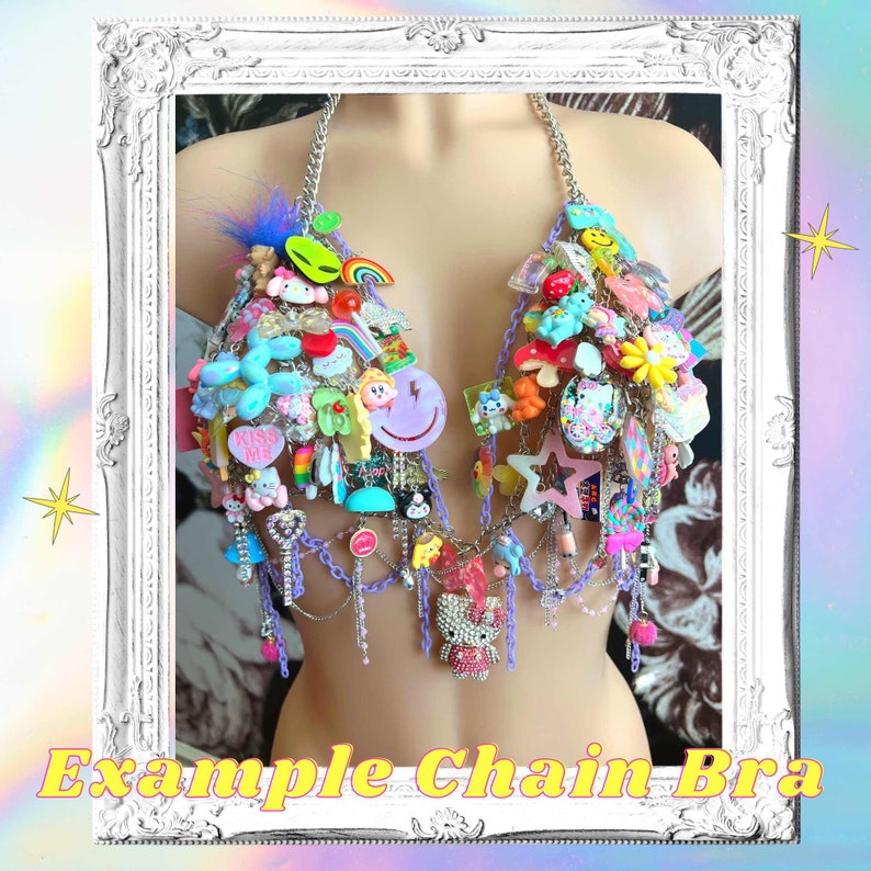 Custom Order Request for Charm Chain Bra Necklace Bracelet - Etsy
