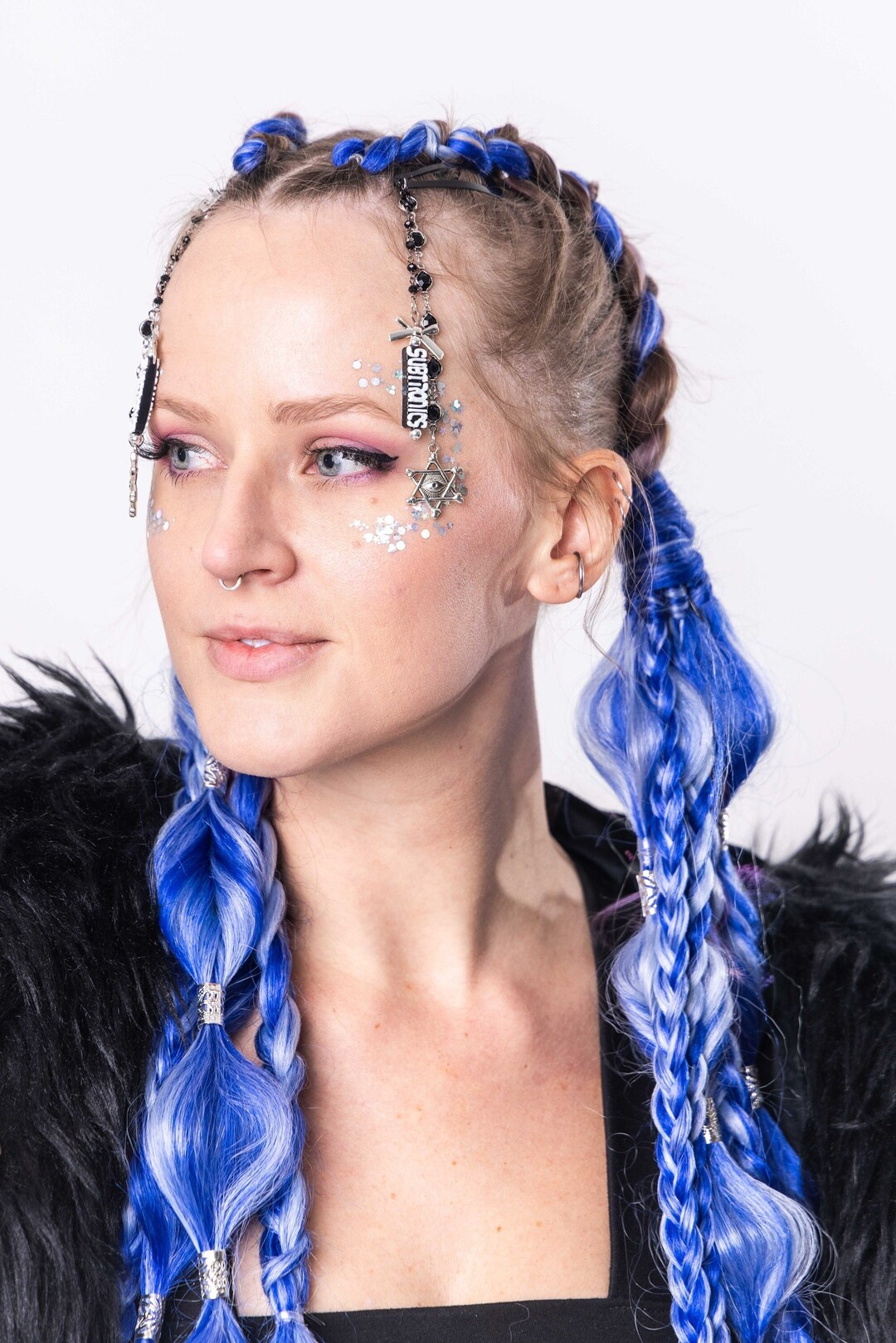 Custom Hair Clip Dangling Hair Accessory Festival Clip for Hair ...