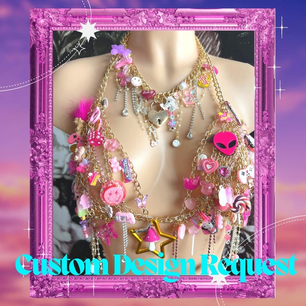 Custom Charm Bra - Etsy
