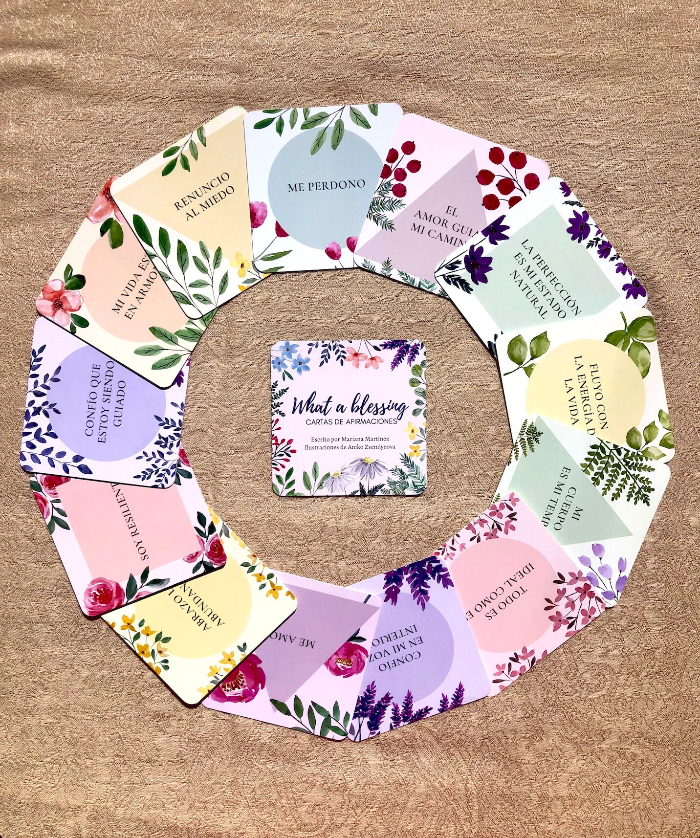 Spanish Affirmation Cards, Afirmaciones En Espanol, Meditation Cards ...