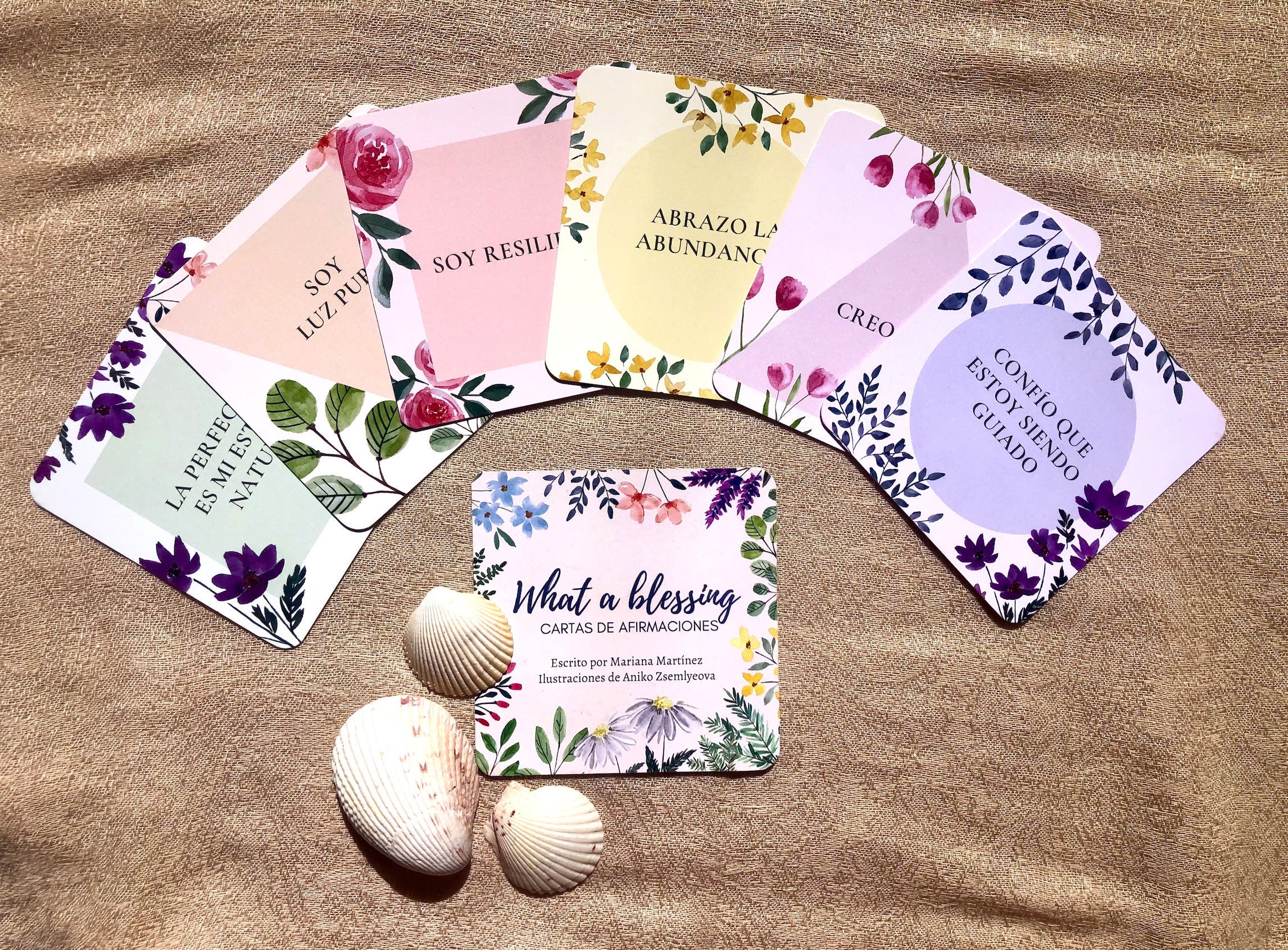 Spanish Affirmation Cards, Afirmaciones En Espanol, Meditation Cards ...