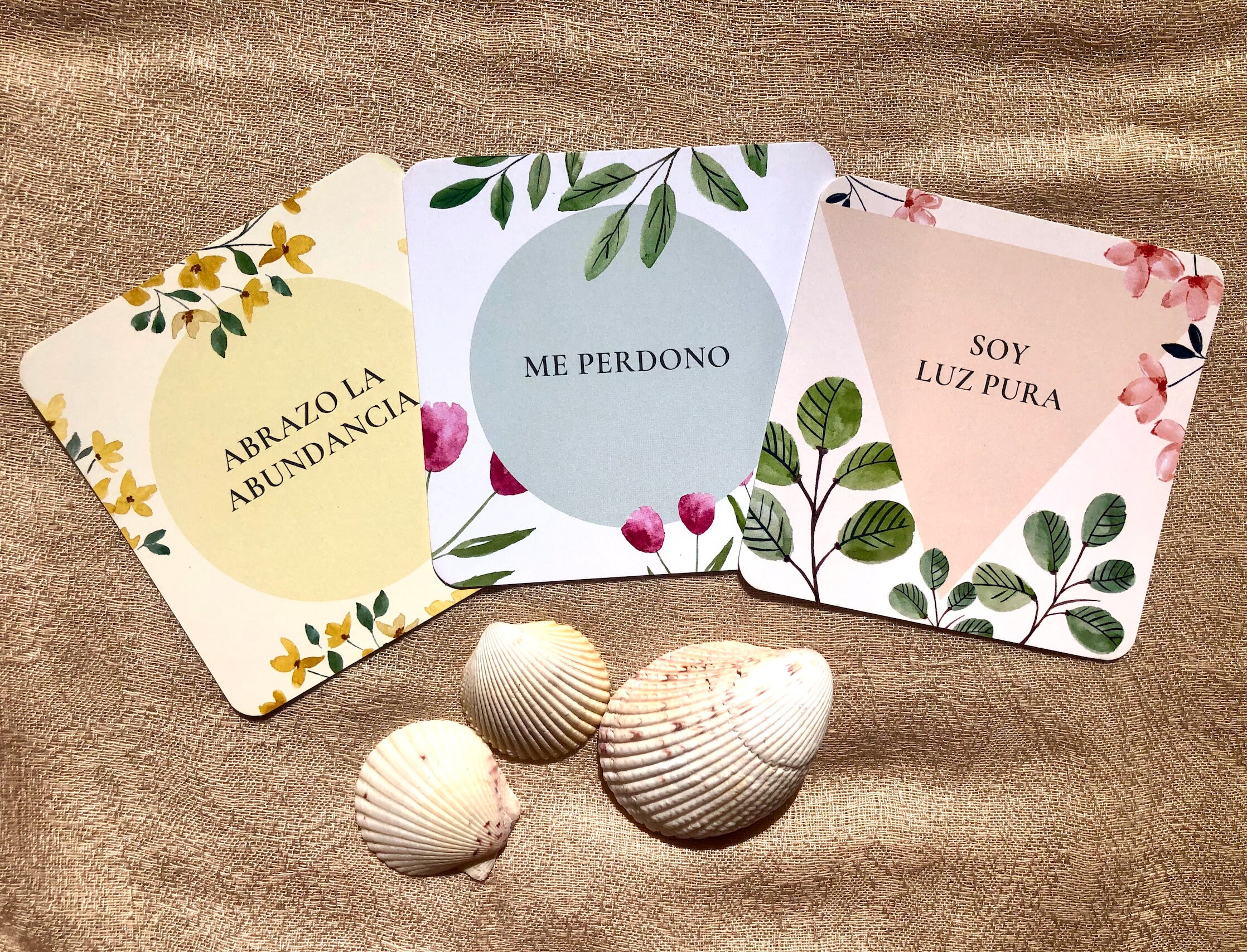 Spanish Affirmation Cards, Afirmaciones En Espanol, Meditation Cards ...