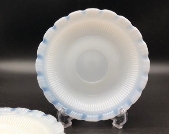 Translucent Milk Glass Plates - Etsy