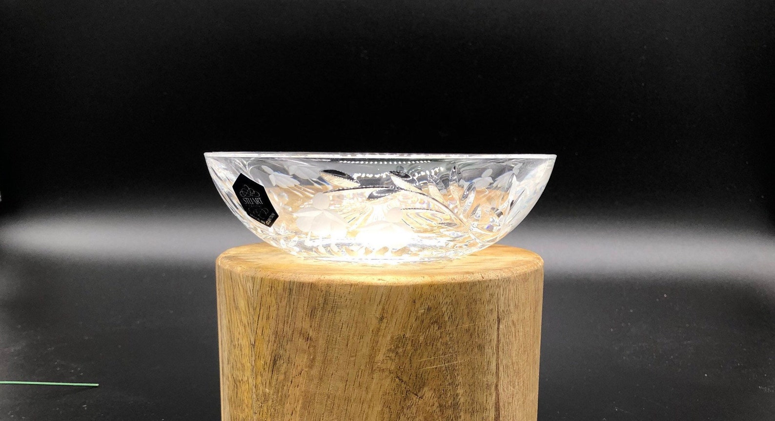 Vintage Stuart Crystal Cascade Bowl, Trinket Bowl, Cut Crystal With ...