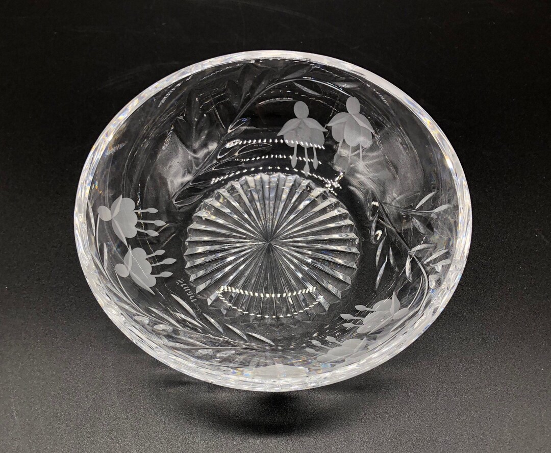 Vintage Stuart Crystal Cascade Bowl, Trinket Bowl, Cut Crystal With ...