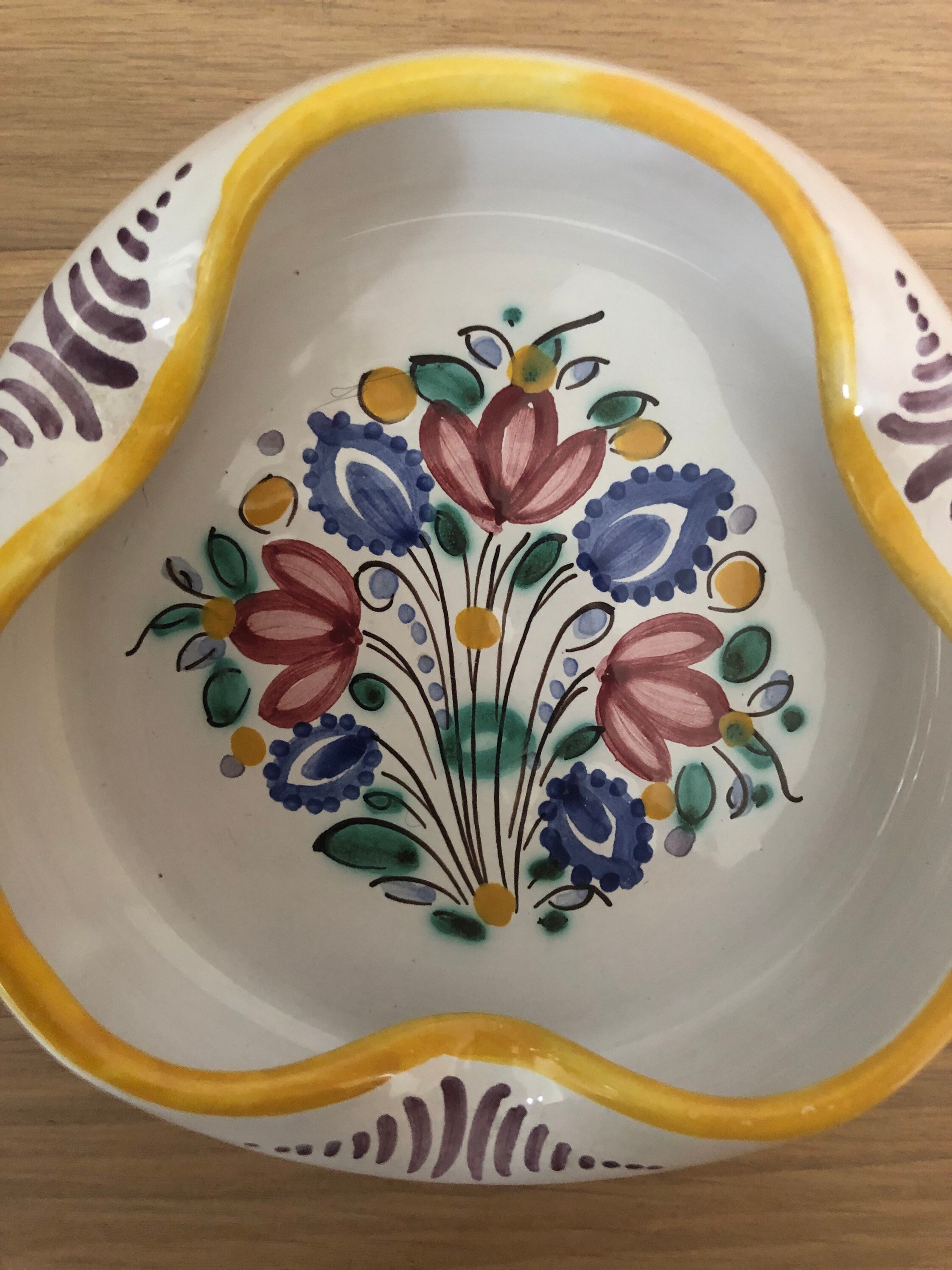 Vintage Modra Slov Ludova Majolica Handmade, Hand Painted Slovak ...