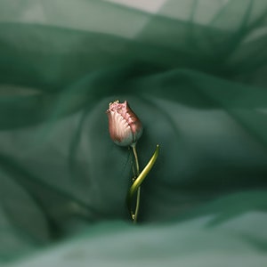 Tulip Brooch Handmade Brooches Enamel Hand-painted Brooches - Etsy