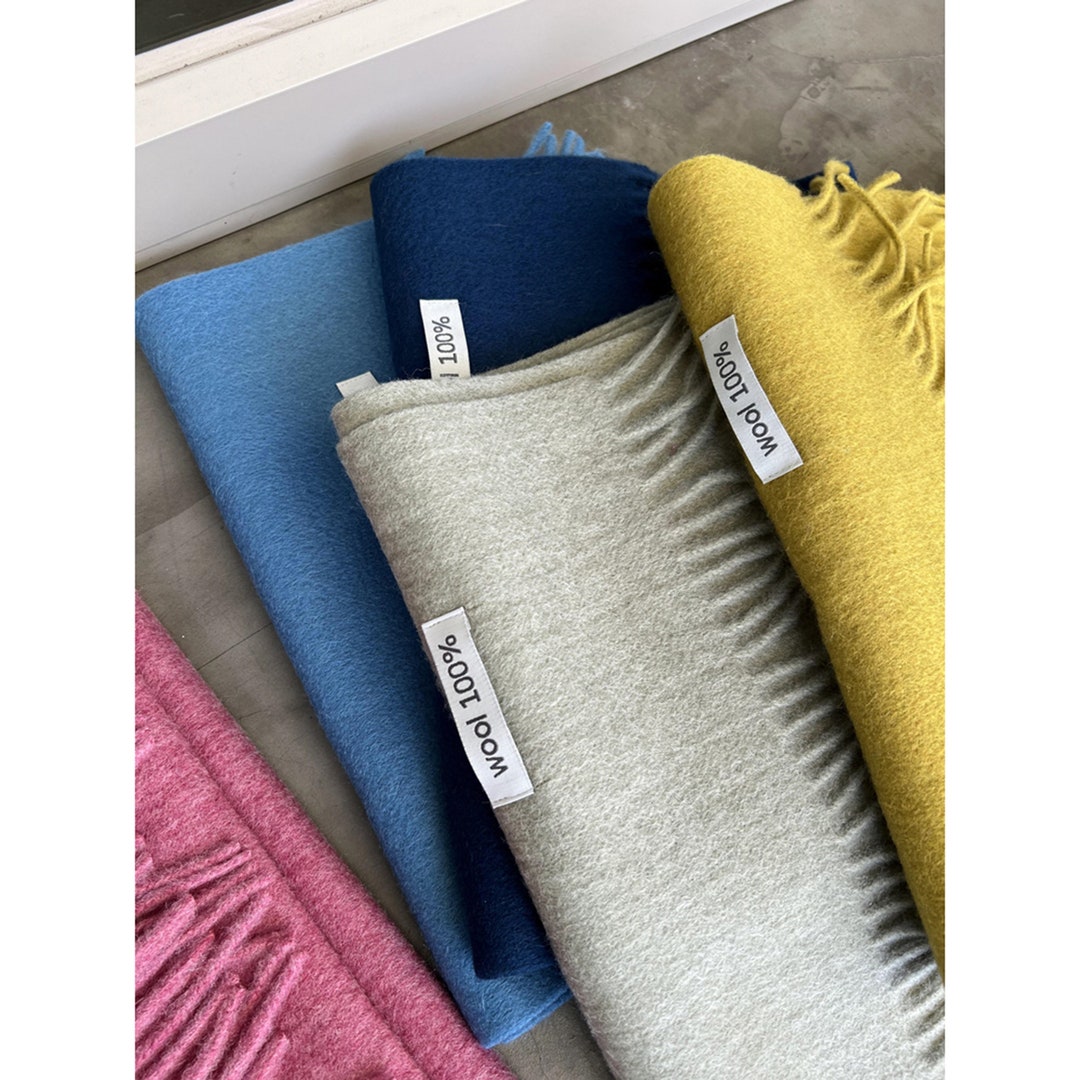 Christmas Red Pure Wool Scarf Couple Scarf Autumn Winter - Etsy