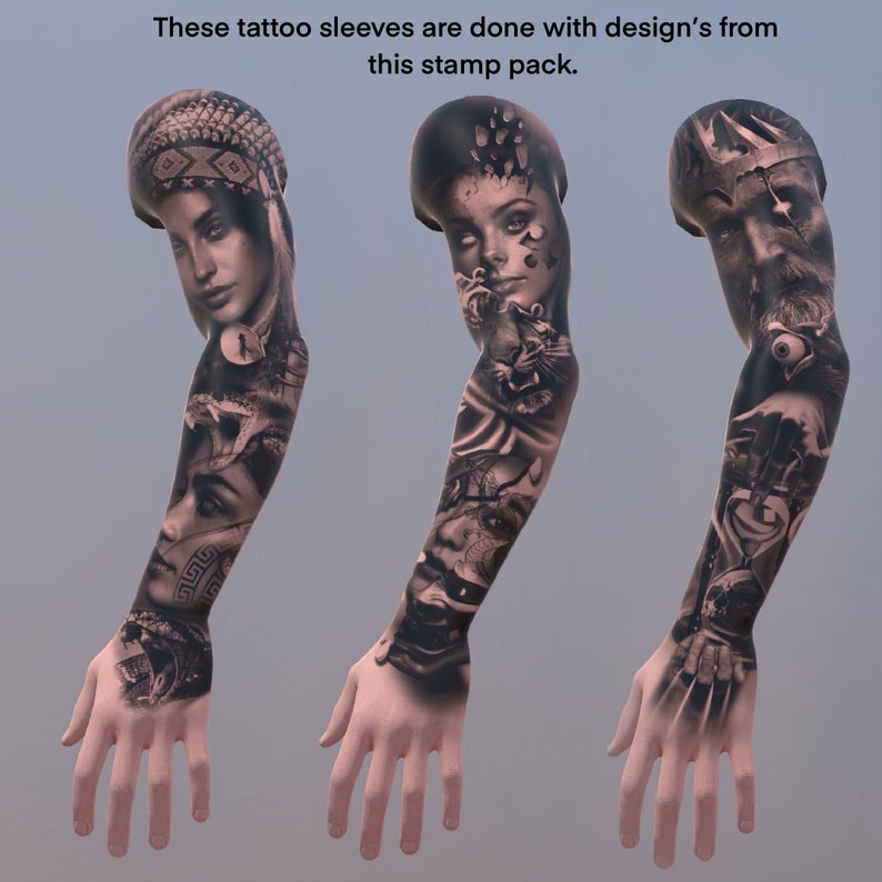 XXL Procreate Tattoo Flash Bundle Procreate Flash - Etsy